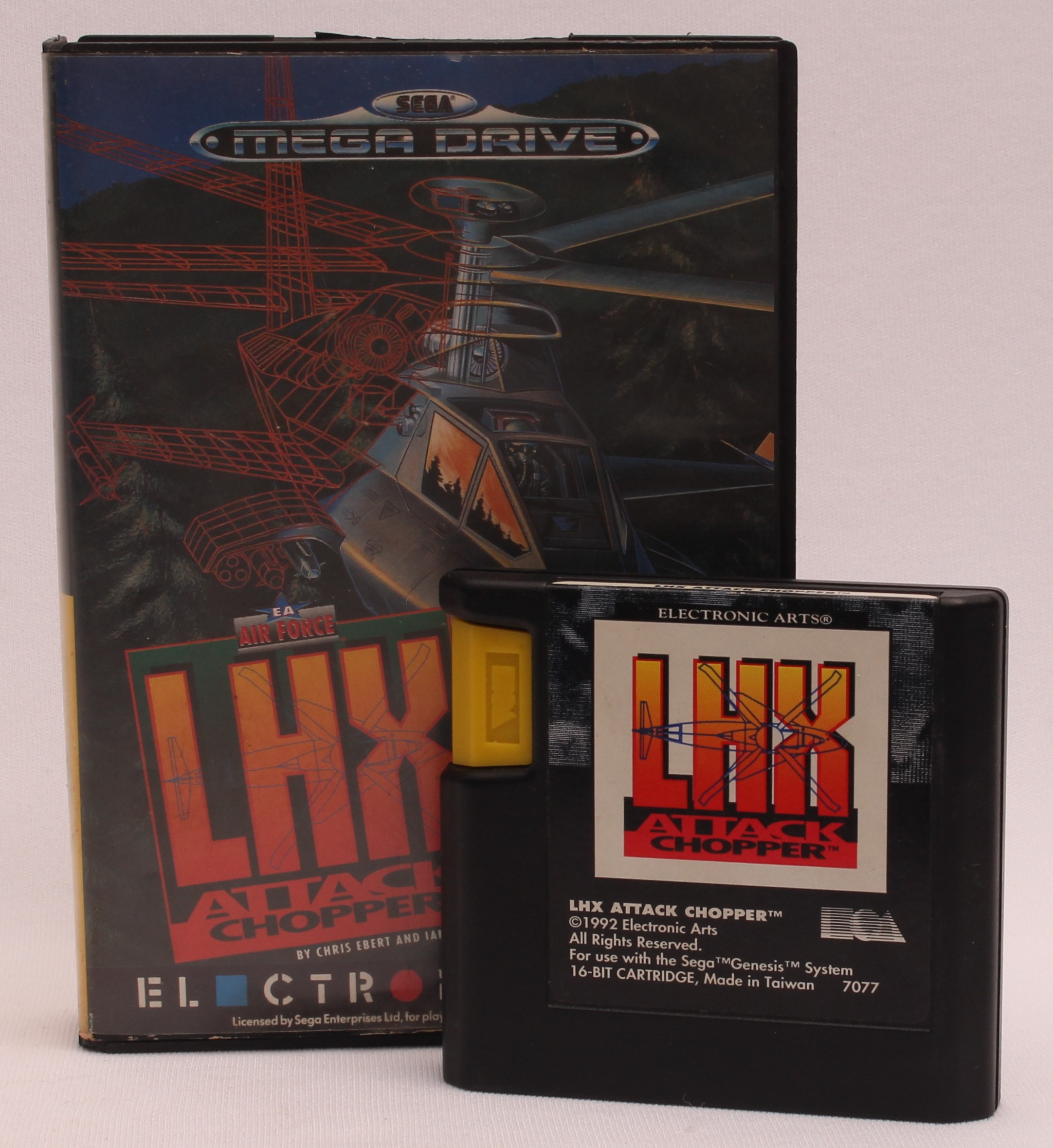 Pre-owned Sega LHX Attack Chopper Mega Drive Video Game - Complete (G ...